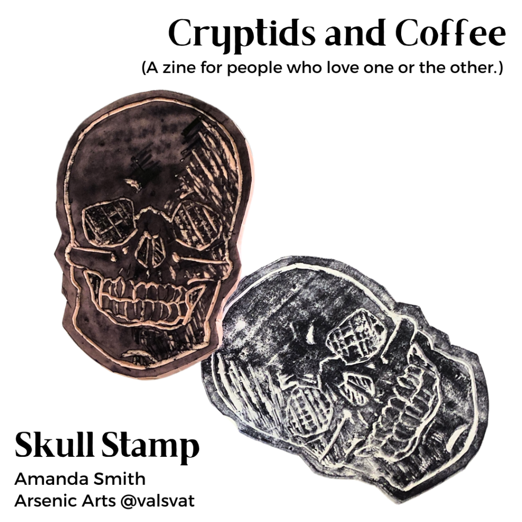 Skull Stamp by Amanda Smith - Mountain Town Coffee Roasting